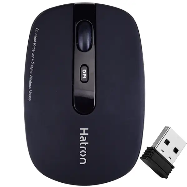 موس بی سیم هترون مدل HMW112SL – فروشگاه اینترنتی فول پورت